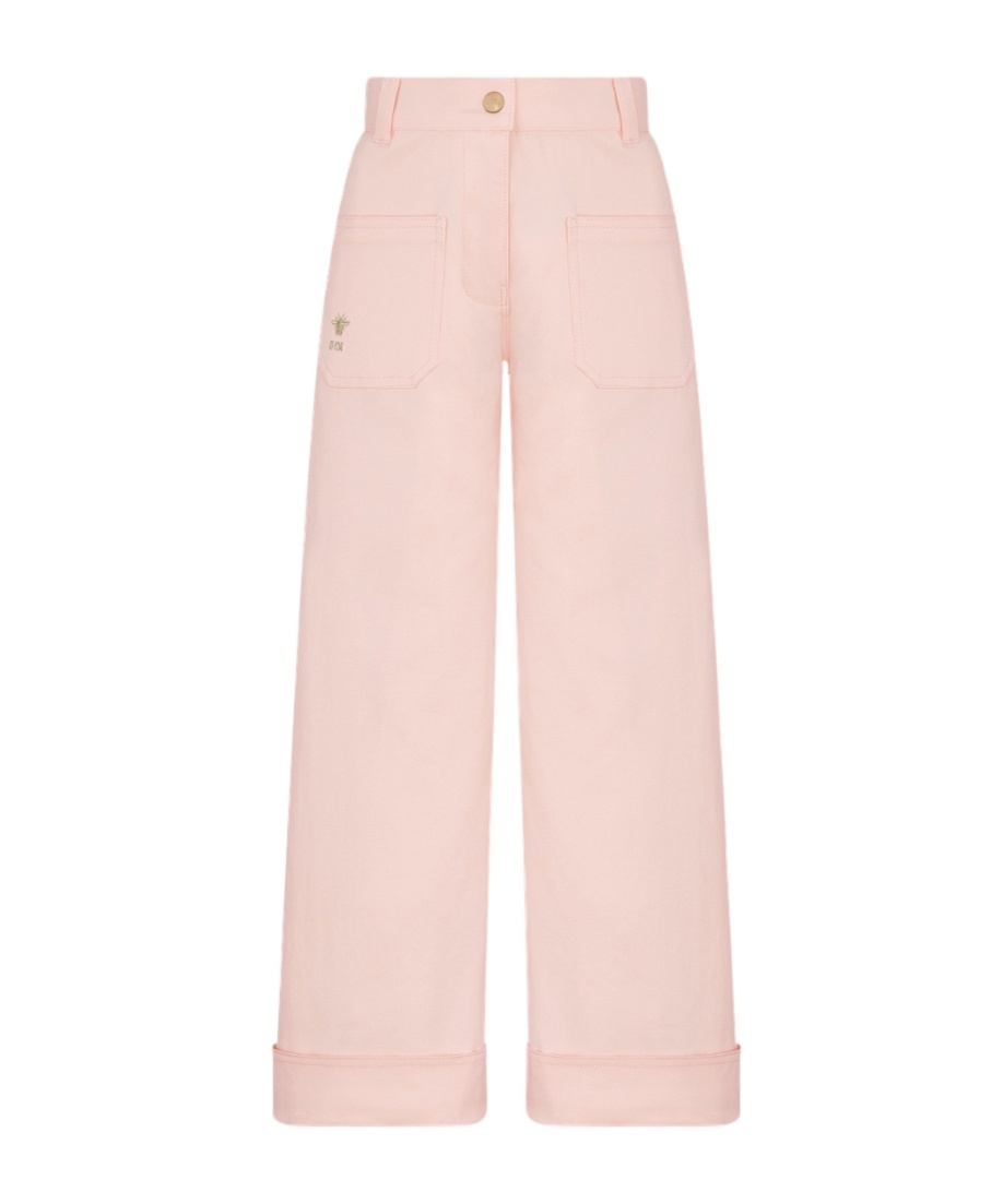 DIOR Dior Embroidered Bee Wide-Leg Trousers